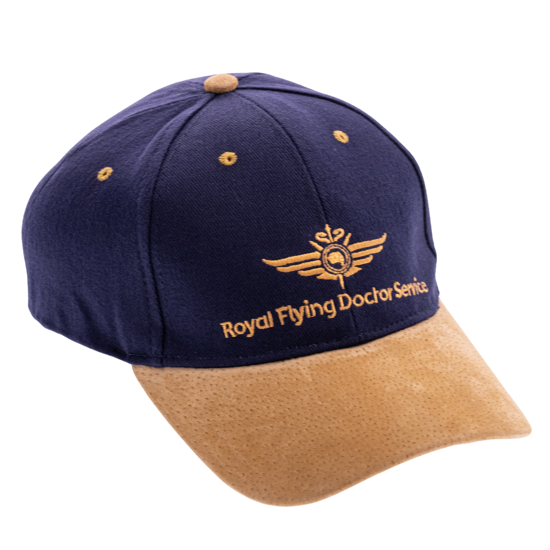 Cap - Navy/Tan Peak – Royal Flying Doctor Service Western Australia